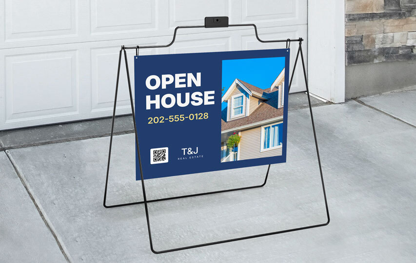 Real Estate A-Frame Signs | Loom Signs