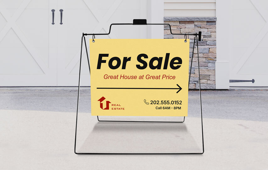 Real Estate A-Frame Signs | Loom Signs